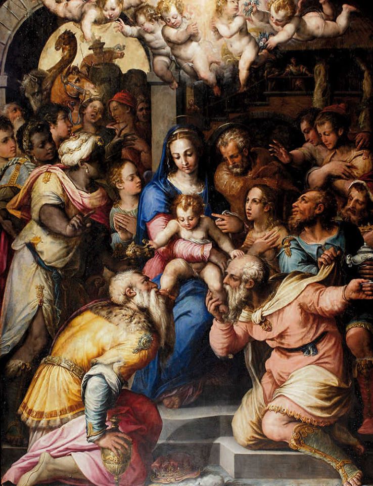 Giorgio Vasari | The Adoration of the Magi, 1566-1567 | Tutt'Art ...
