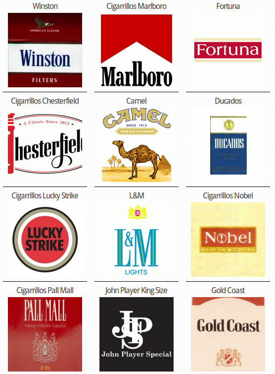 Comprar Cigarrillos | Cigarrillos a mejos precio: Marcas de Cigarrillos ...
