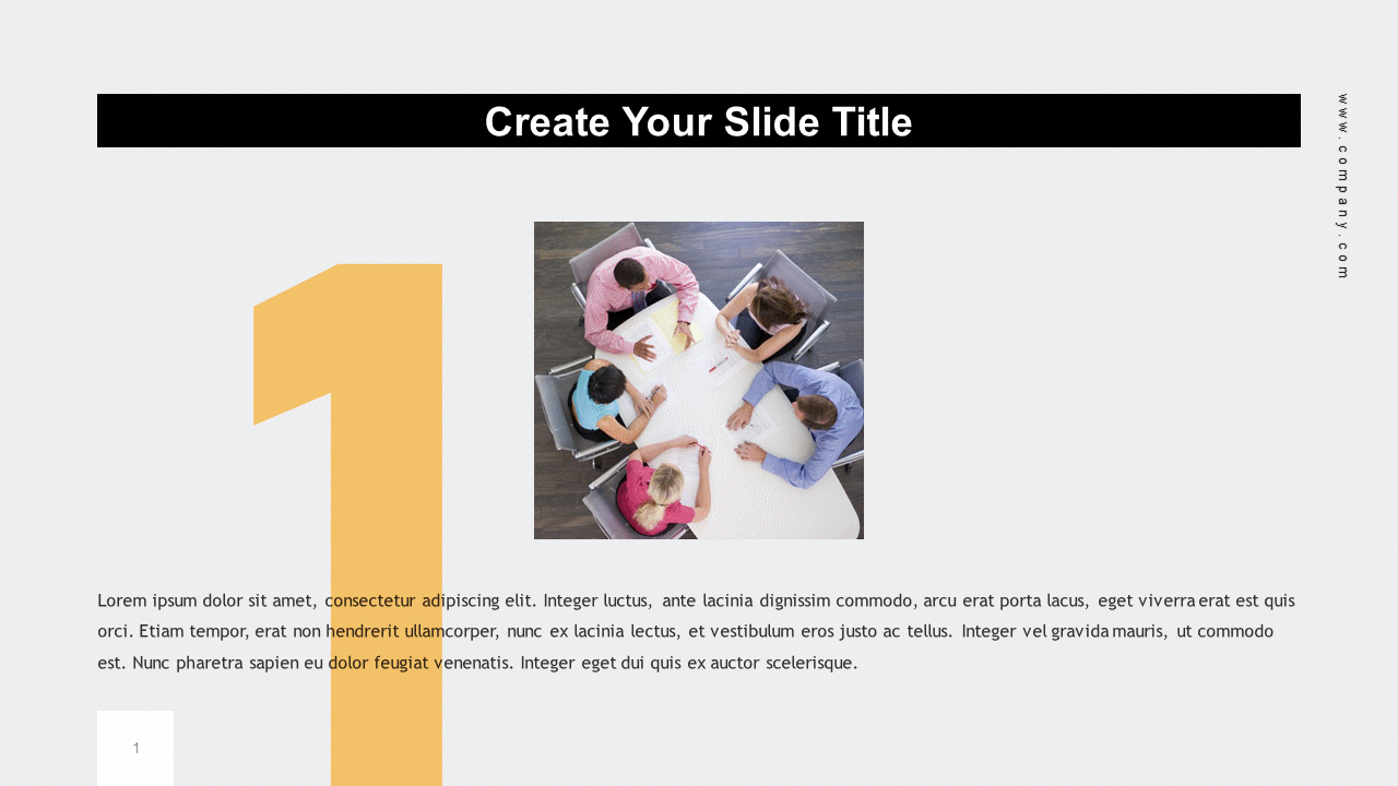 Background Big Number PowerPoint Templates - PowerPoint Free