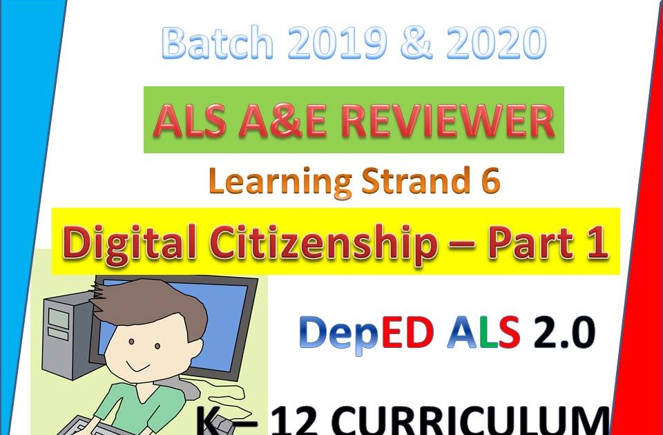 Alternative Learning System: Video 115 - ALS A&E Reviewer - Learning ...