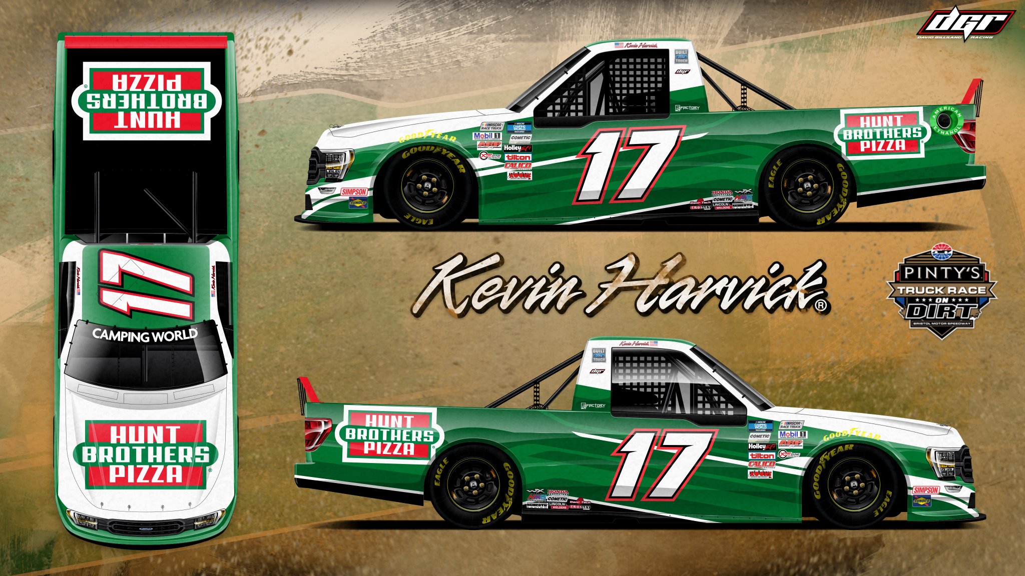 Kevin Harvick to drive No. 17 in Truck Series Dirt Race - Stock Car Media