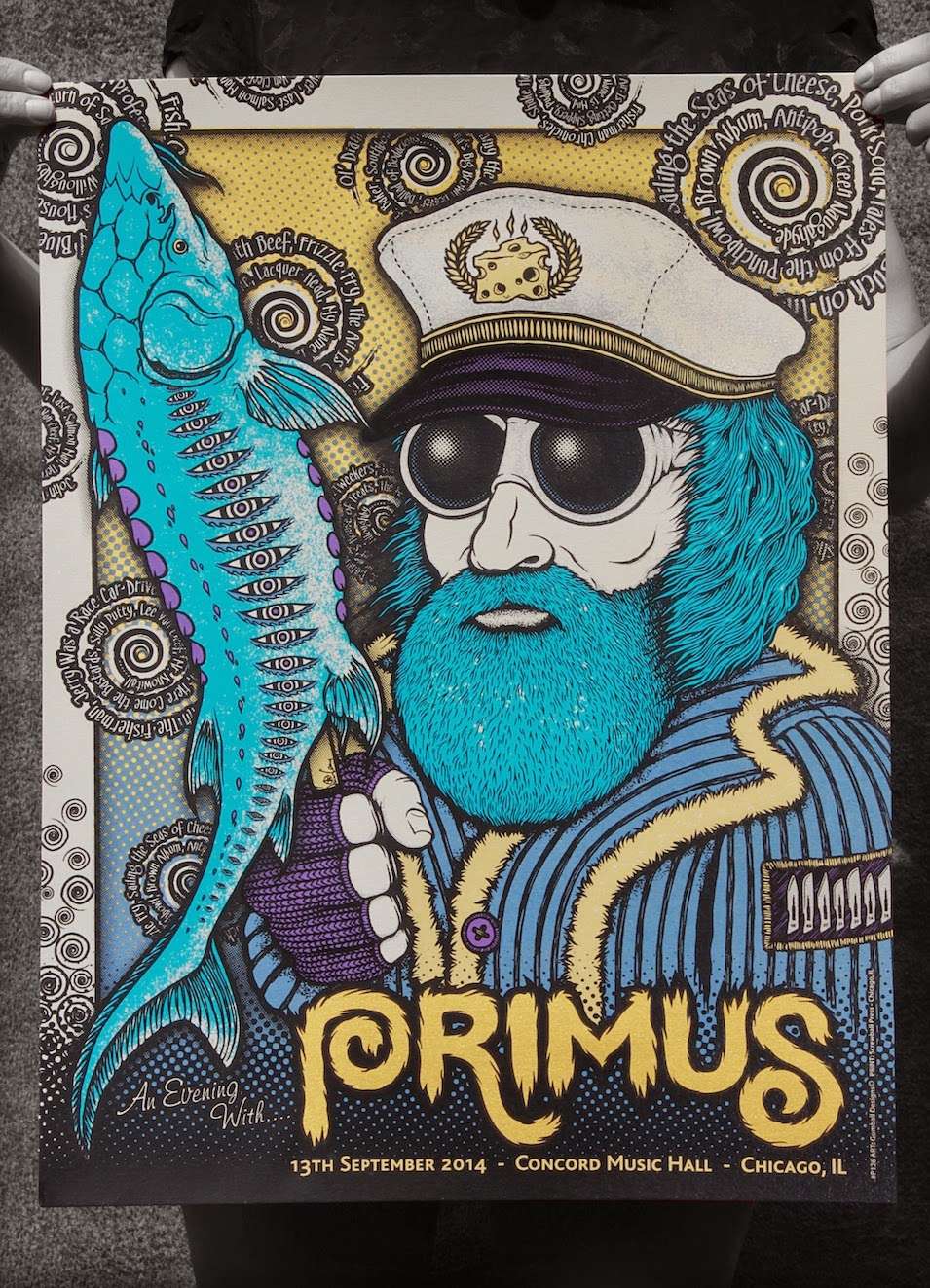 INSIDE THE ROCK POSTER FRAME BLOG: Gumball Designs Primus Chicago ...