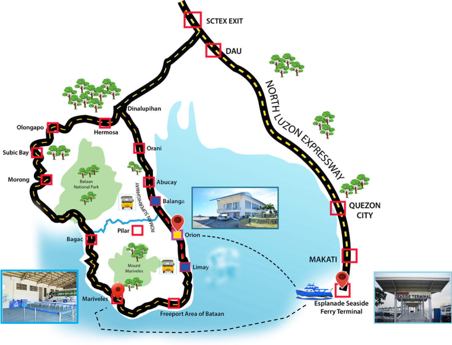 Naik Ferry dari Manila Menuju ke Bataan atau Mariveles! - Mardiah Journey