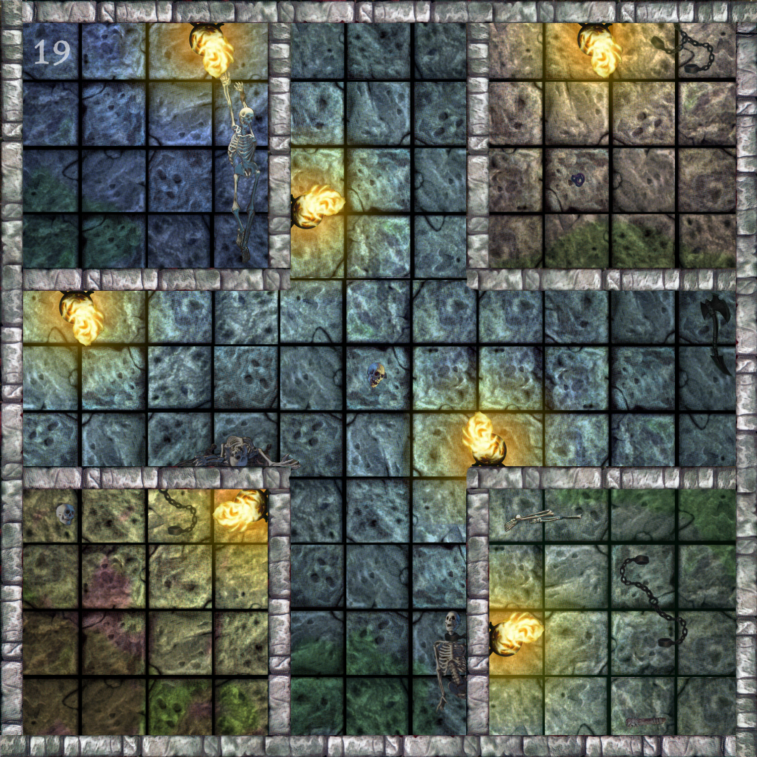 Dnd Tile Area Templates