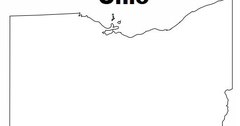 Blog de Biologia: Ohio Map coloring page