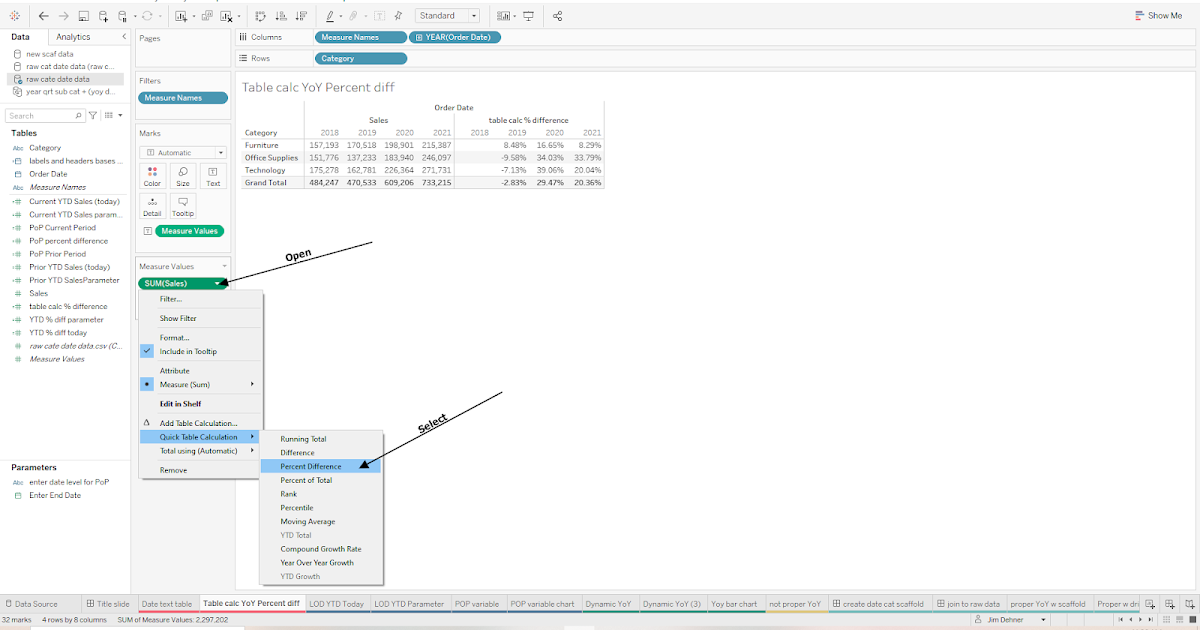 5 Ways to do YoY and YTD | LaptrinhX / News