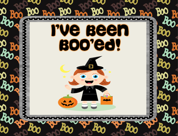 Enchanted with Technology: You've Been Boo'ed! Freebie