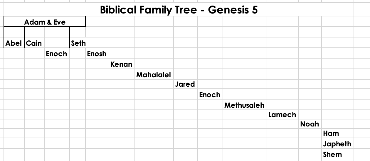 Matte Gloss Miscellany: Family Trees & Timelines