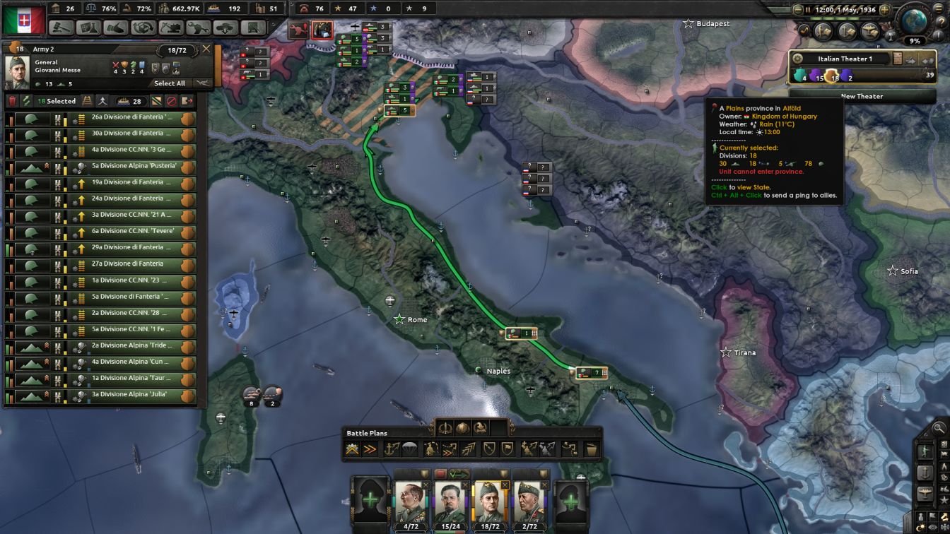 Italy - HOI4 - First Victory