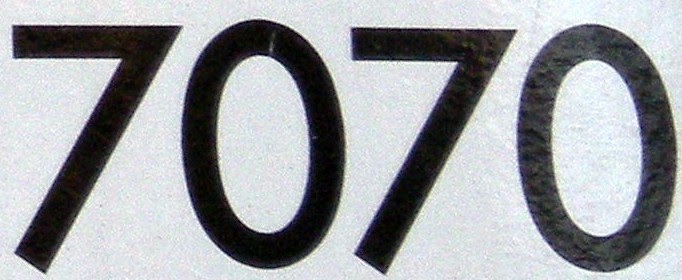 NumberADay: 7070