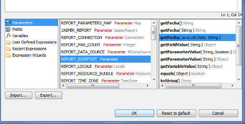 Scriptlets en el plugin de iReport en Netbeans - MultiWebX