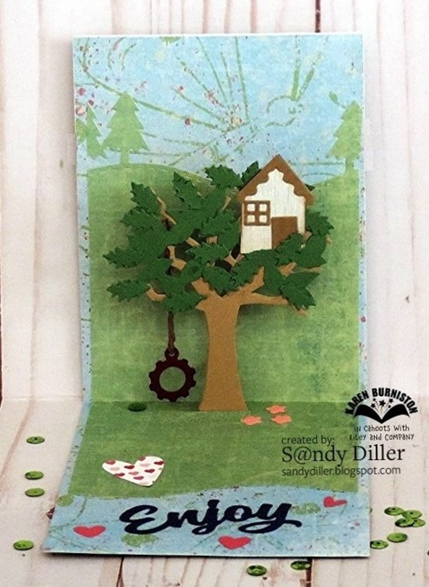 My "Crafty" Life on the Internet: Designers Challenge - Tree "House"