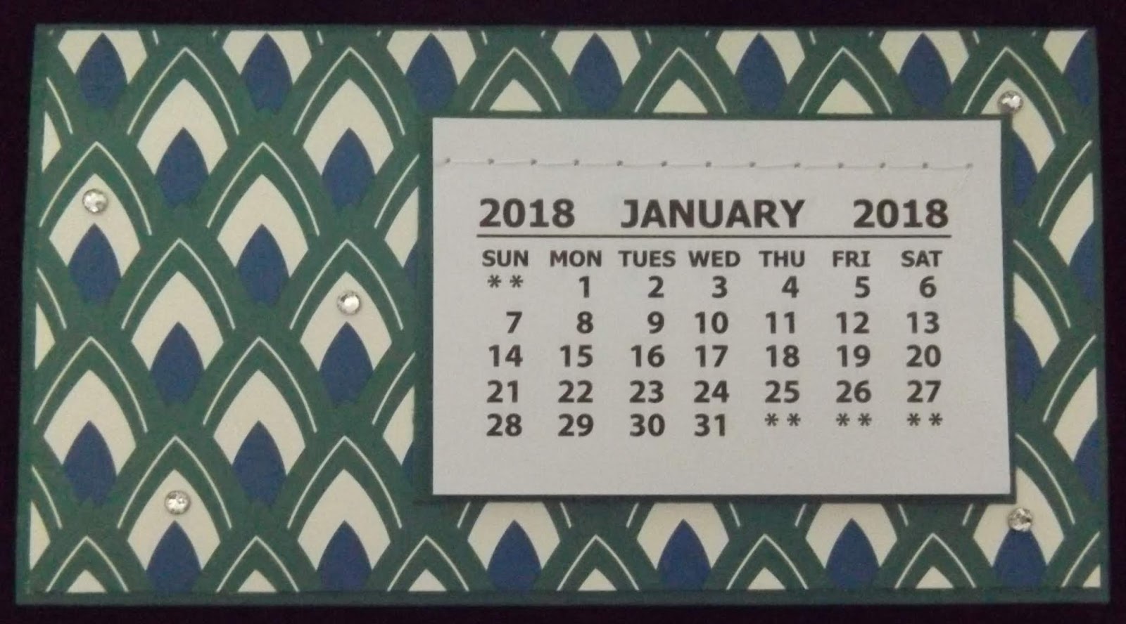 Country Craft: Mini Calendars