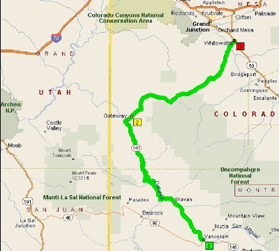 The Southwest Through Wide Brown Eyes: Colorado's Route 141 - Dove ...