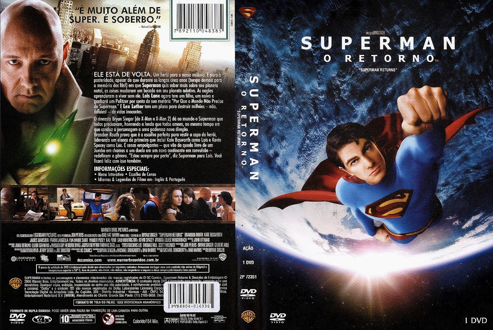 Covers Movie Gtba: Superman O Retorno - Capa Filme DVD