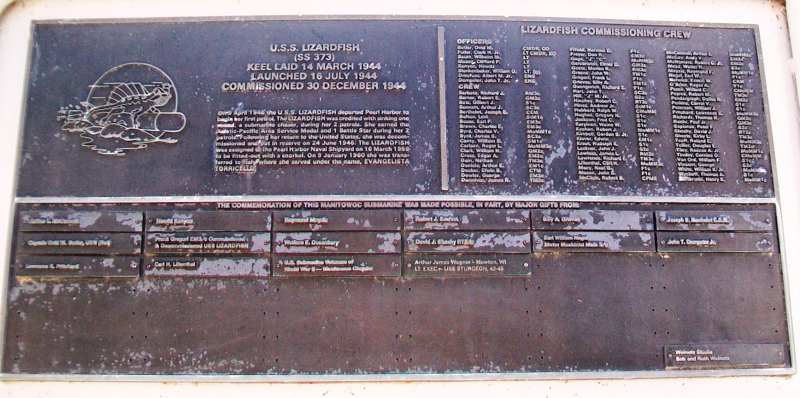 SI VIS PACEM, PARA BELLUM: Il sommergibile USS Lizardfish (SS-373), l ...