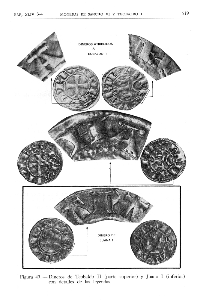 numisarchives: Tipología de las monedas de Sancho VI y Teobaldo I ...