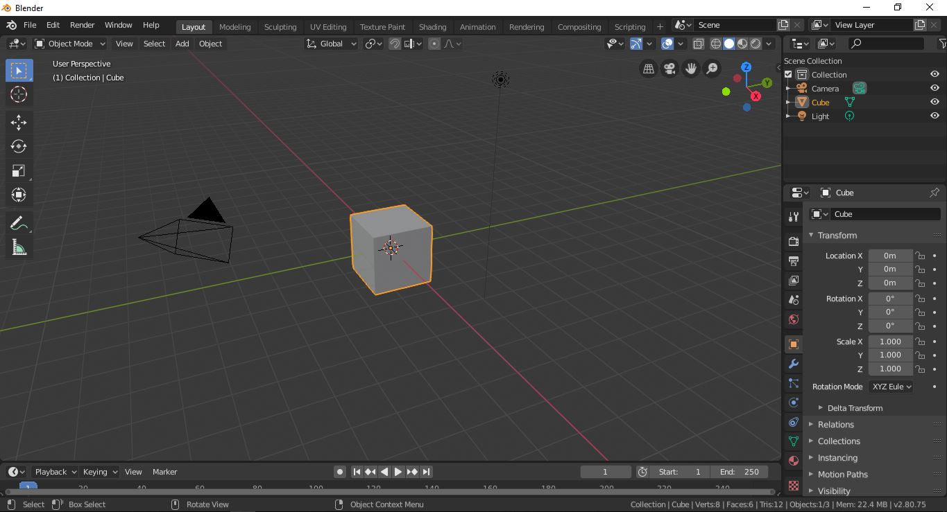 Tutorial Blender #01 - Standard Mesh