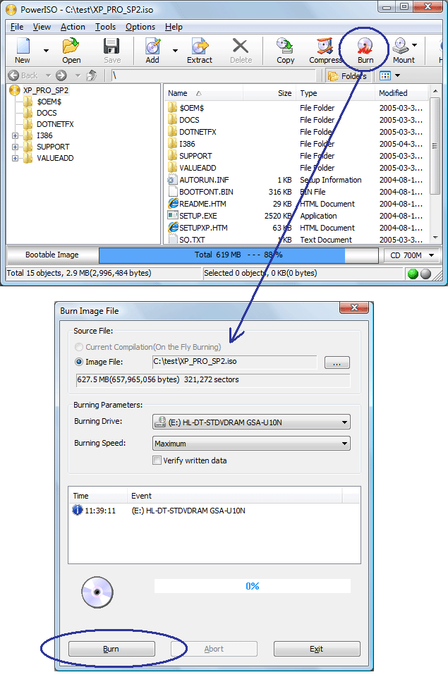 [Komputer] Cara Burning CD/DVD Dengan Power ISO - Ib-Ben