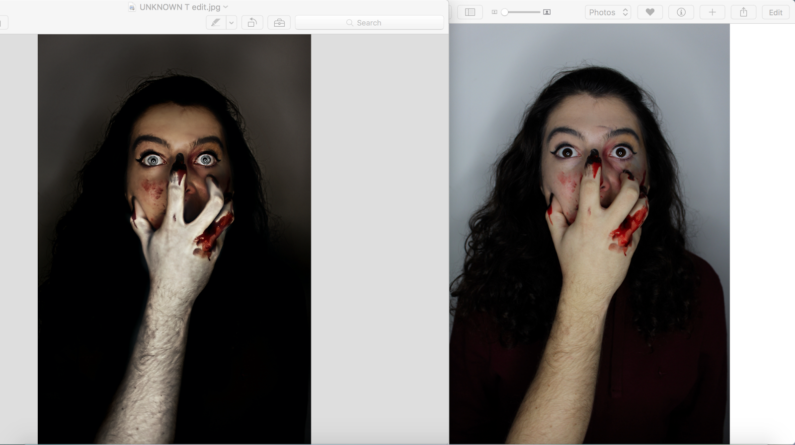 Inspiration from SCREAM Poster and Female Victim Explained