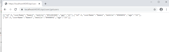 Consume Web API in .NET Core MVC using HTTPClient