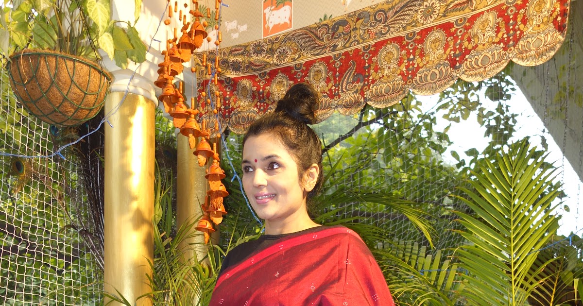 Sohum Sutras: Silk Tangaliya Saree
