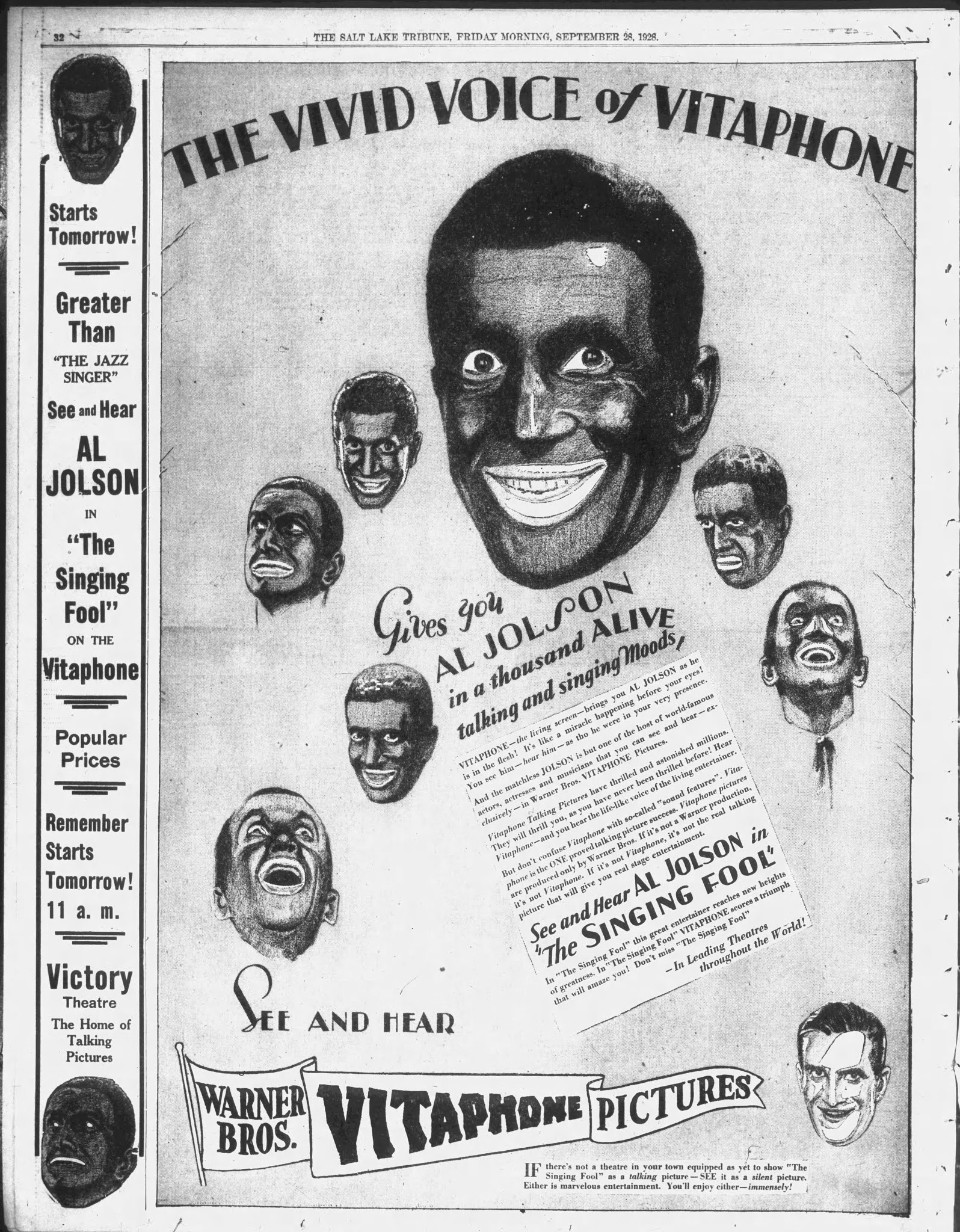 Rachel's SLC History: SLC's First Talkie Film