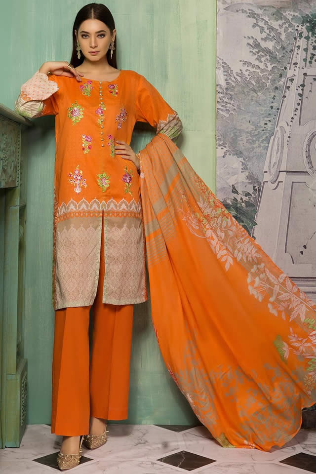Warda Fabric Lawn Collection 2019