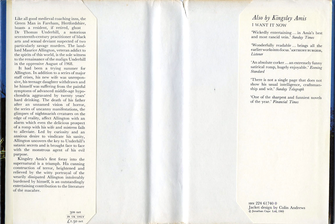 Existential Ennui: Gods and (Holy) Ghosts: Kingsley Amis, The Green Man ...