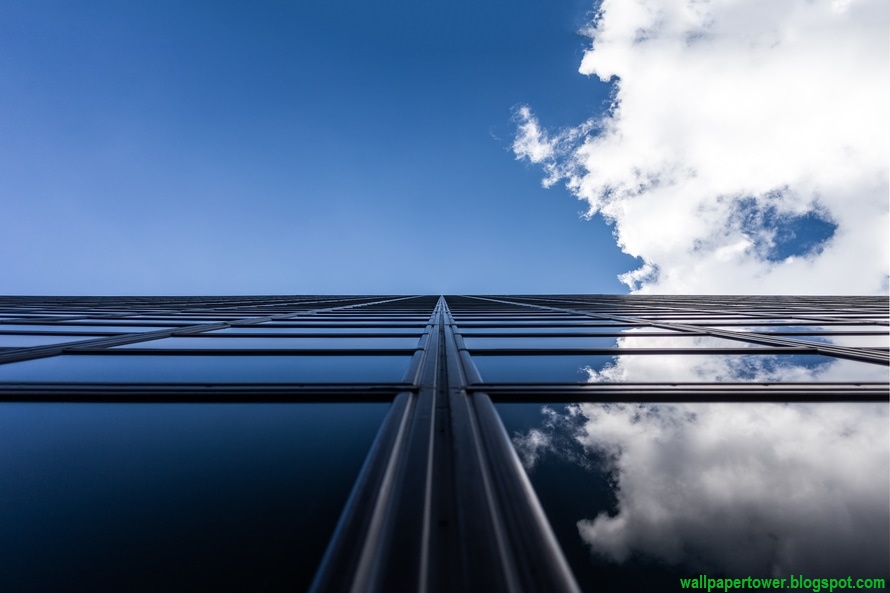 Windows Sky Reflection Clouds - Wallpaper Tower