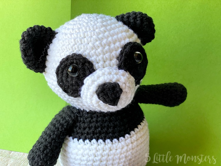 5 Little Monsters: Crocheted Panda