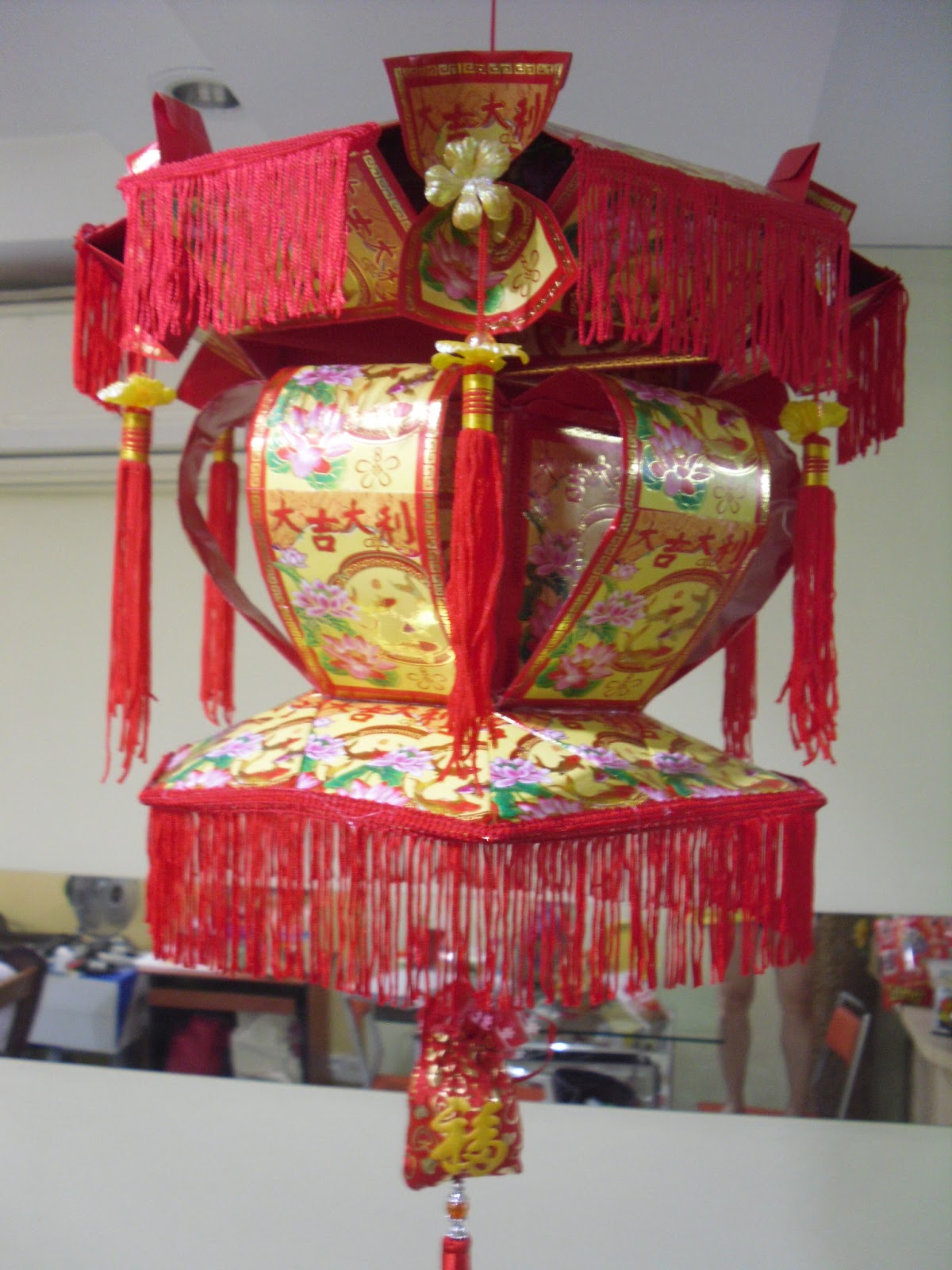 Glady's Taiji Blog: Angpao lantern making session