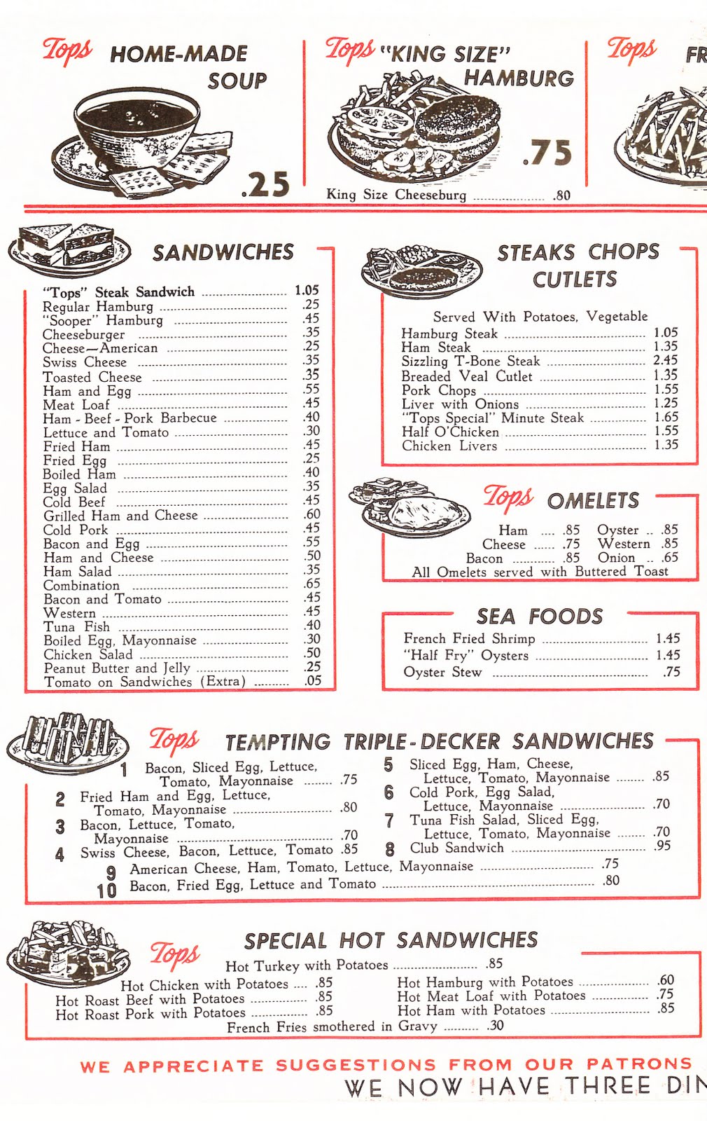 Vintage Johnstown: Let's Do Lunch - Tops Diner