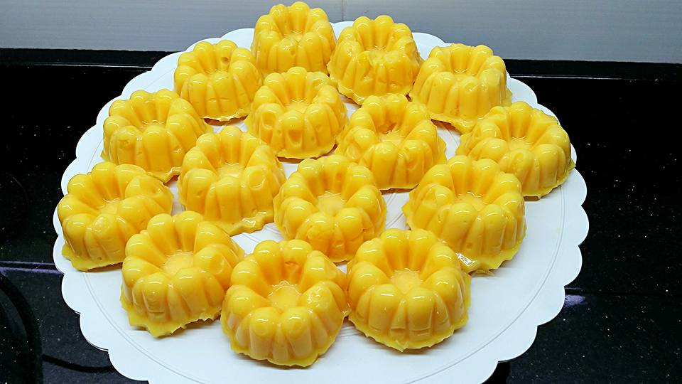 Sweet Corn Custard Pudding by May Chong
