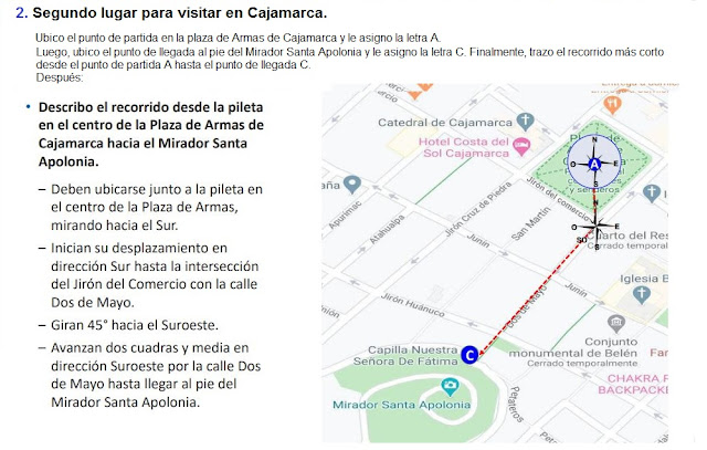 Sesión 16: Utilizamos mapas para calcular distancias y planos para ...