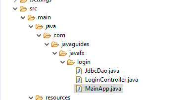 Login Form Using JavaFX with MySQL Database