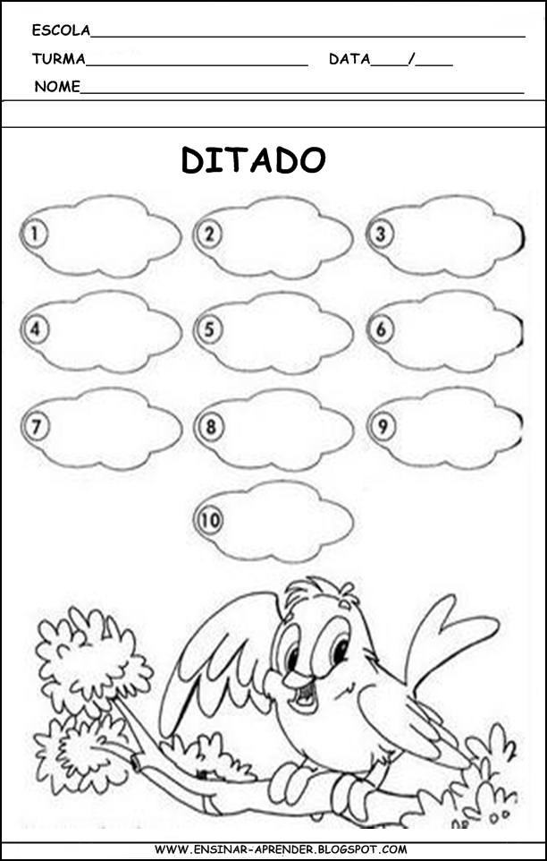 BLOG PROFESSOR ZEZINHO: AUTO DITADOS E MODELOS DE FICHAS DE DITADO