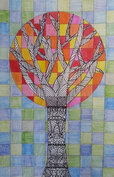 a faithful attempt: Circle Grid Trees