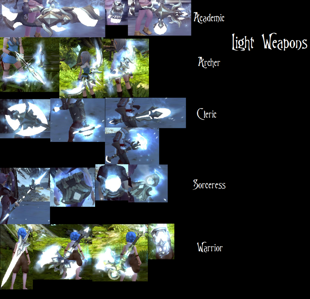 Dragon nest mod: Mod Dragon nest Dark Weapon & Light Weapon