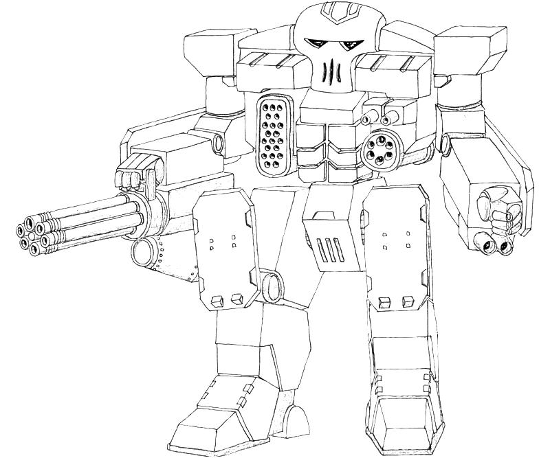 Battletech Pages Coloring Pages