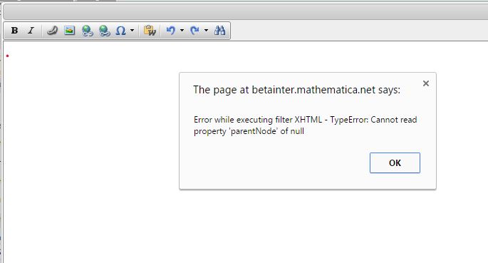 Telerik Editor Bug Error While Executing Filter Xhtml