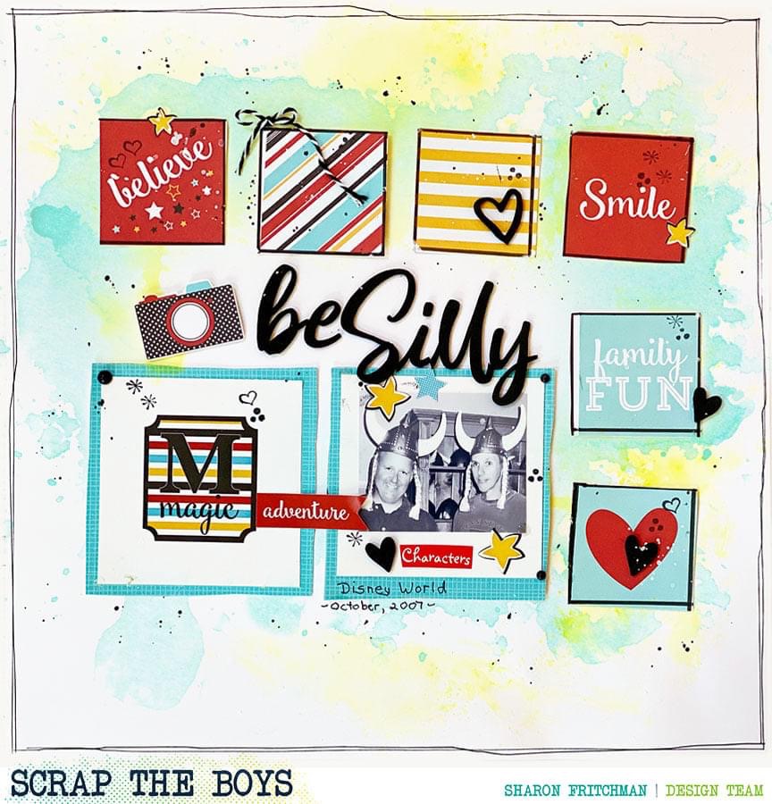 Scrap the Boys: February Sketch Challenge: