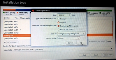 How to install Ubuntu any version alongside windows without losing data?