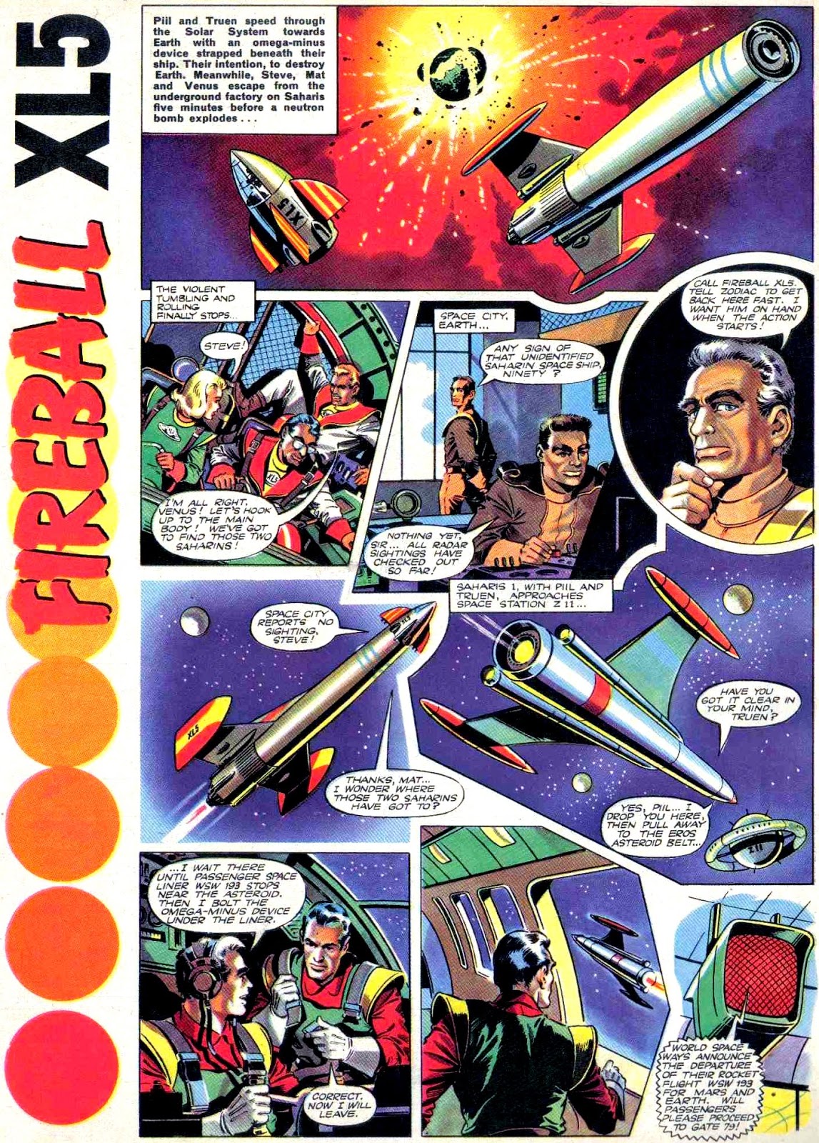 CRIVENS! COMICS & STUFF!: PART FOUR OF MIKE NOBLE'S FIRST FIREBALL XL5 ...