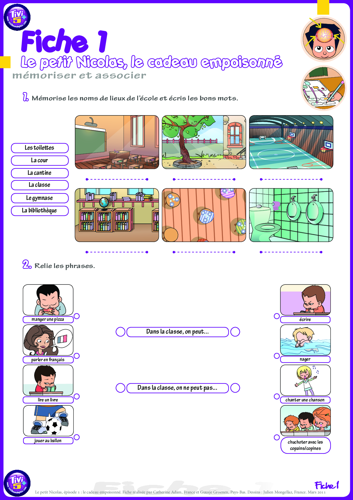 TICs en FLE: La rentrée scolaire : quelques activités pour les cours de FLE