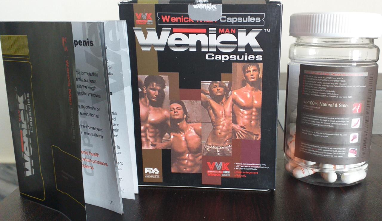 Wenick man Capsule in Pakistan for one month with some effect. Buy Now ...