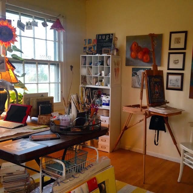 You Could Make That: ACCORDIAN WATERCOLOR JOURNALS AND A CLEAN ART ROOM