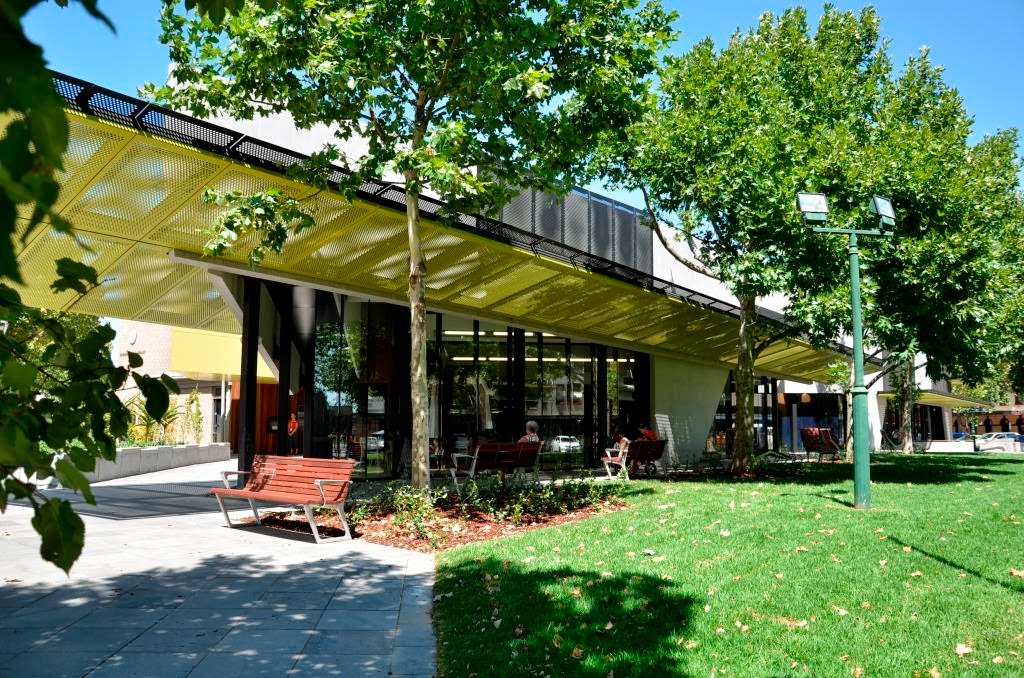PRANCHETA DE ARQUITETO: METAL: BENDIGO LIBRARY, AUSTRÁLIA