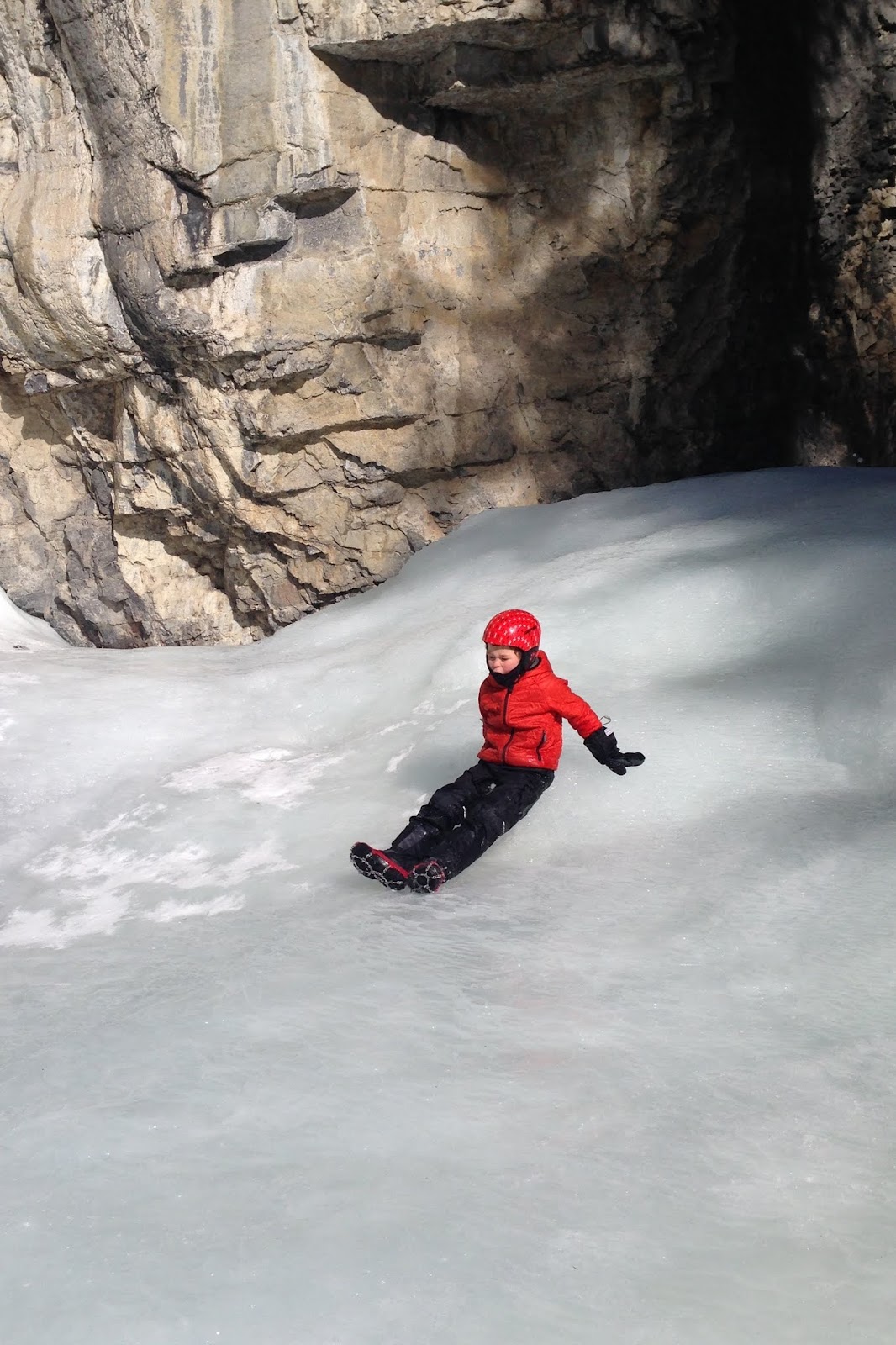 Family Adventures in the Canadian Rockies: Grotto Canyon Ice Walk (5 ...