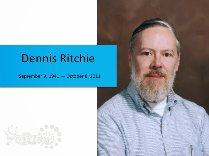 Father of C Programming Language Dennis ritchie